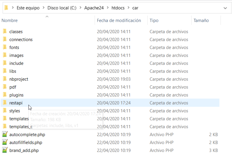 APP PHPRunner server RESTfull API - Fernando Humanes